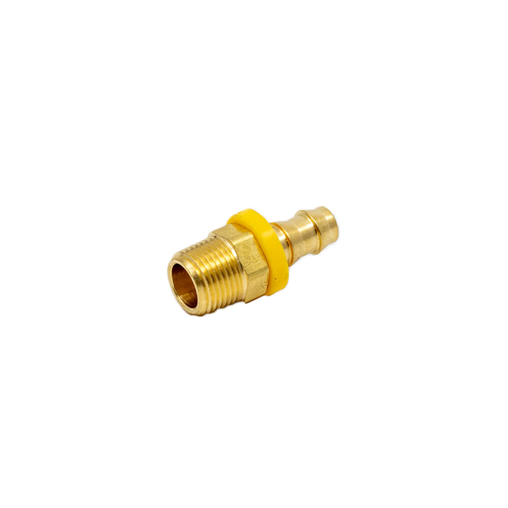 1/4 Push-Lock Hose Barb x 3/8 Male Pipe - Brass for Sale | Shop Steel ...