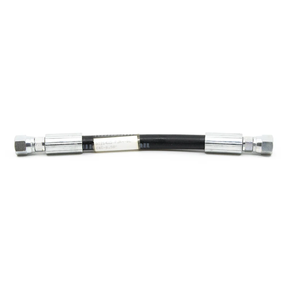 1/4" Hopper Hose SG 36 - 42, 8.5" Overall Str Fem Swivels Both Ends for ...